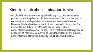 Alcohol metabolism | PPTX