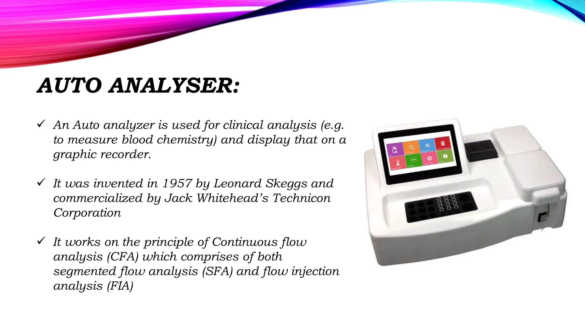 Auto analyser | PPTX