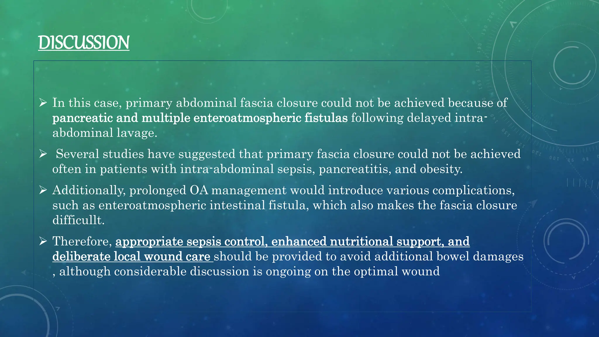 Abdominal wall closure with case discussion | PPTX