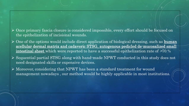 Abdominal wall closure with case discussion | PPT