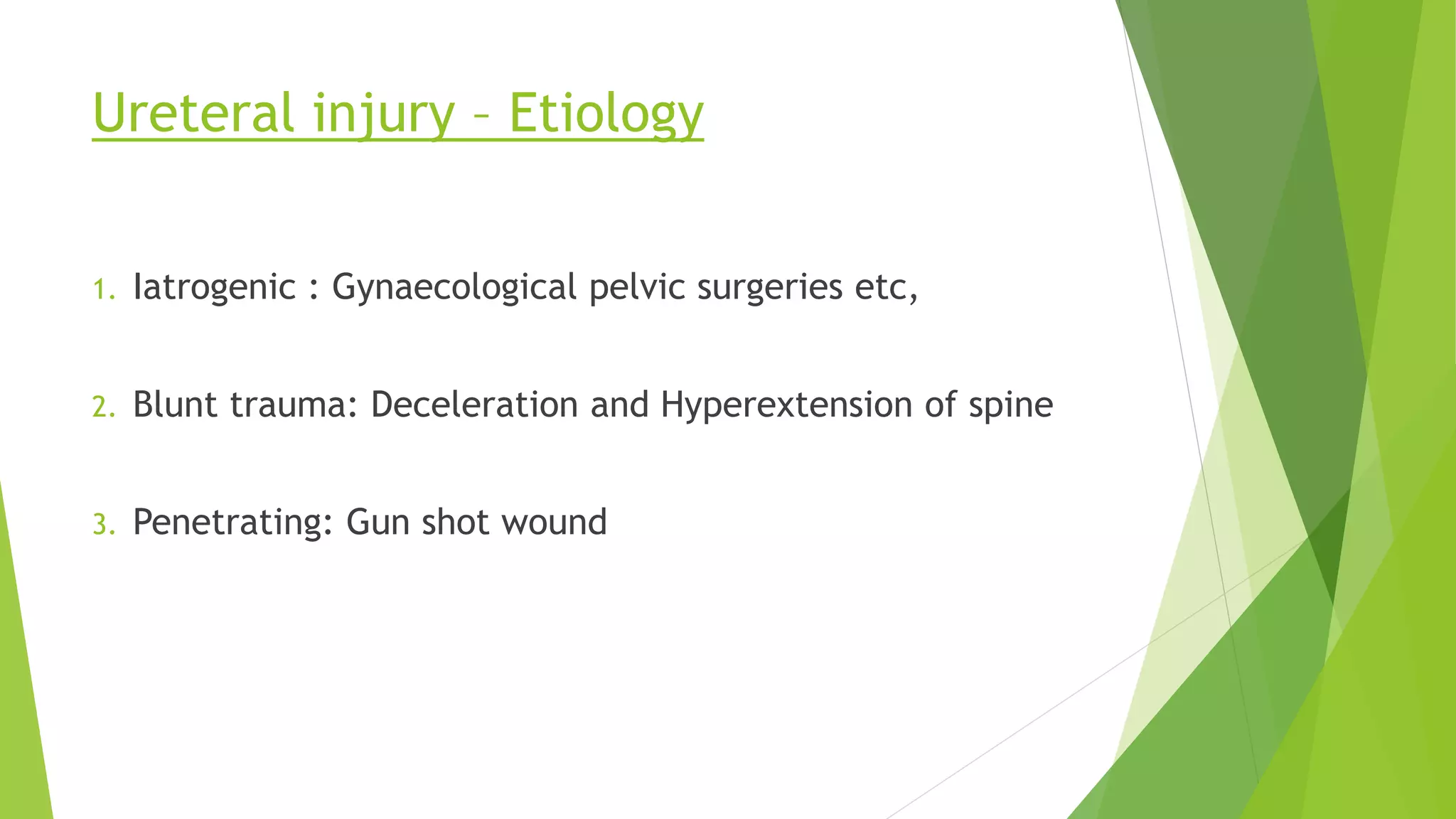 URETERAL INJURY.ppt