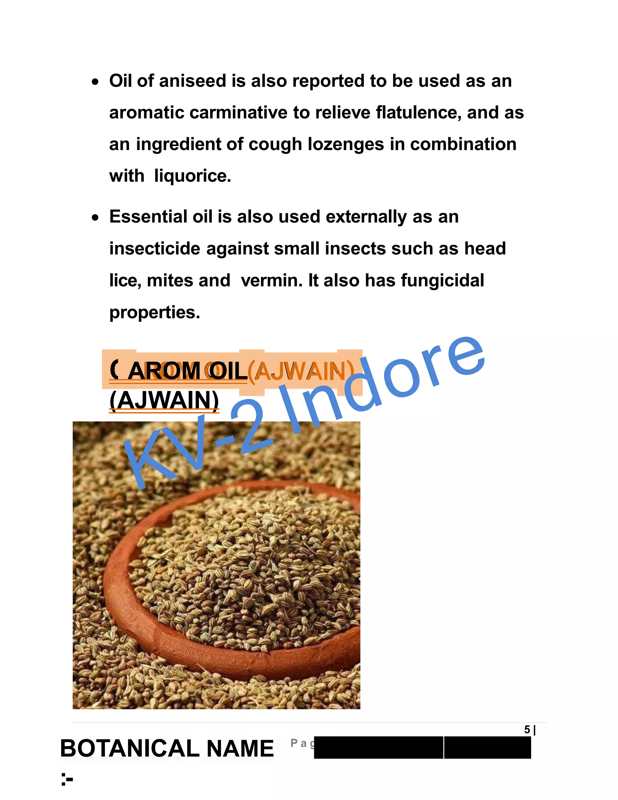 Chemistry kv -2 indore investigatory project | PPTX