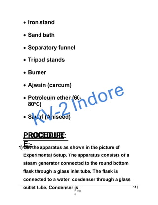Chemistry kv -2 indore investigatory project | PPTX