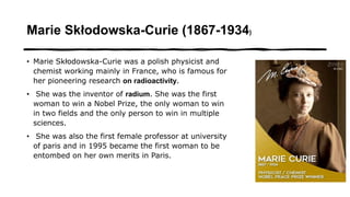 Famous scientist and inventions | PPTX