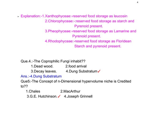 BHU MSC BOTANY ENTRANCE EXAM | PPT