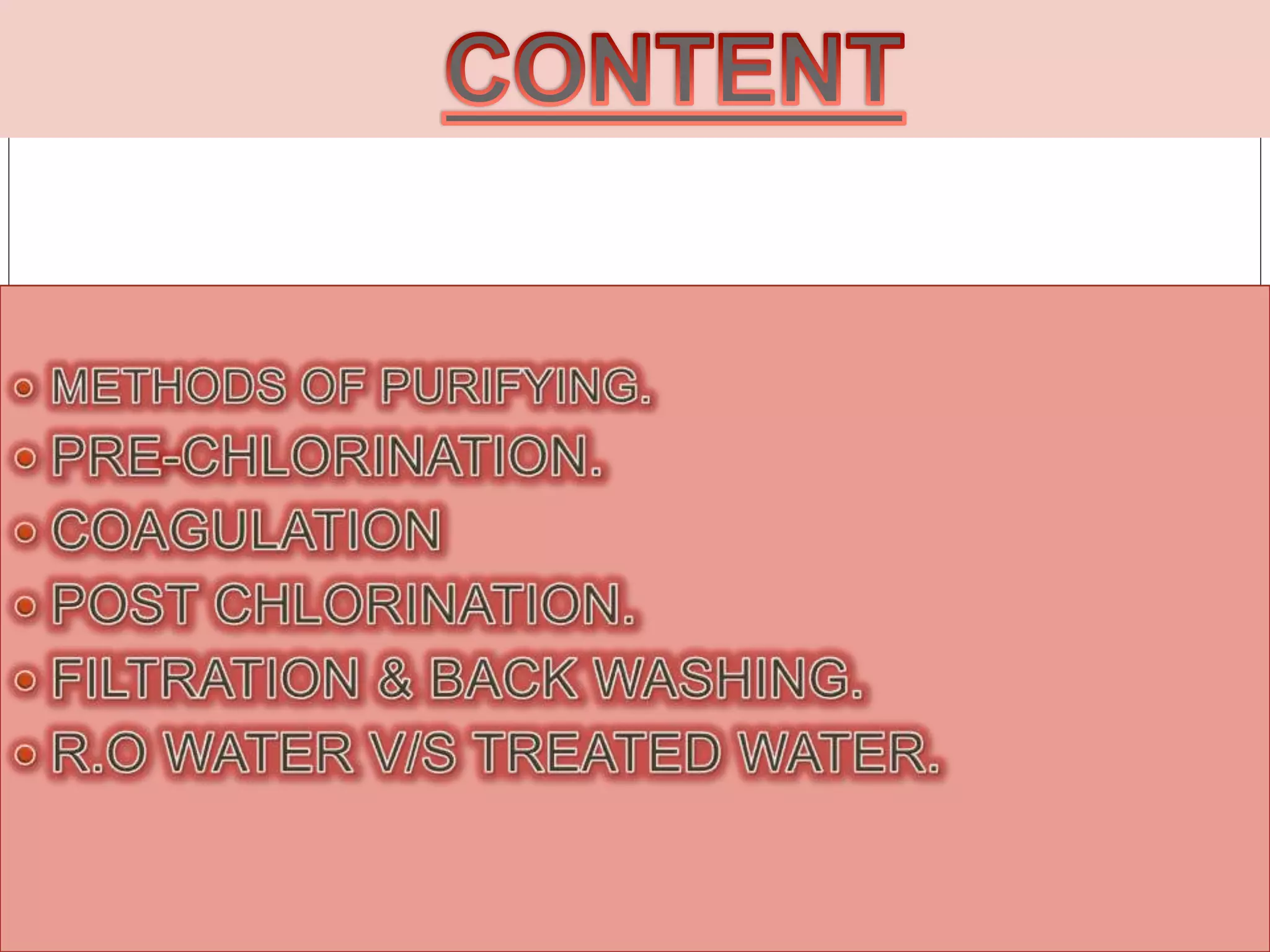 Water purification | PPTX