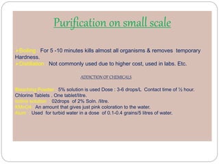 Water purification | PPTX