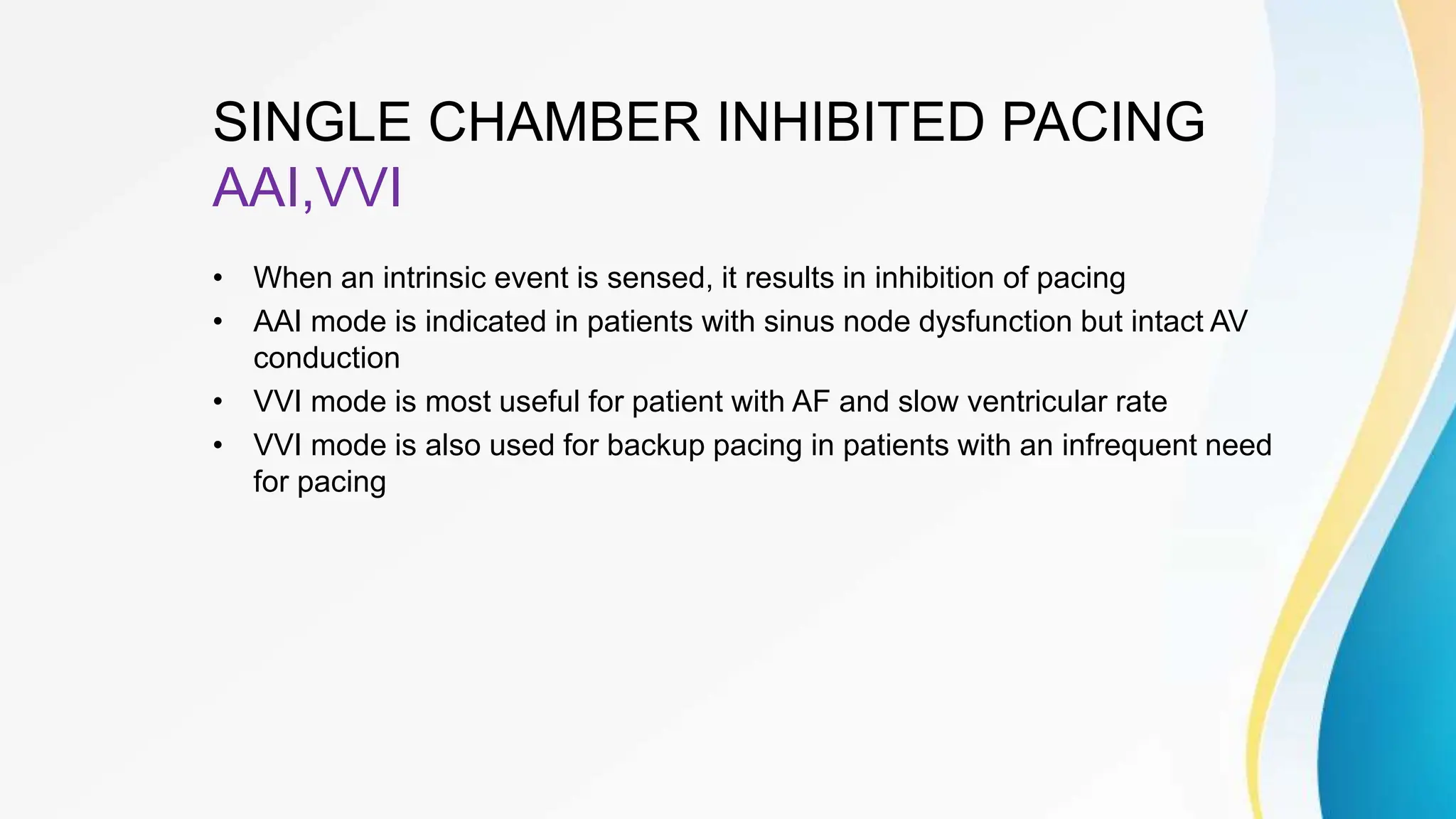 Permanent pacemaker cycle length. Managent | PPT