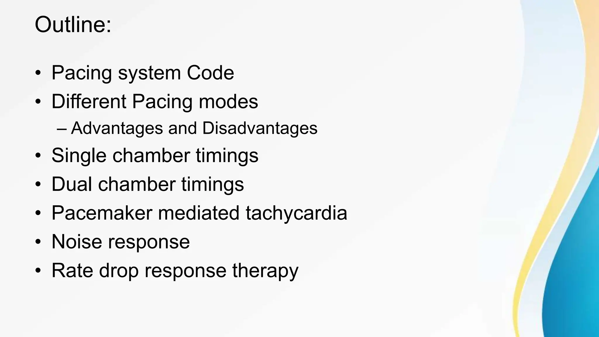 Permanent pacemaker cycle length. Managent | PPTX