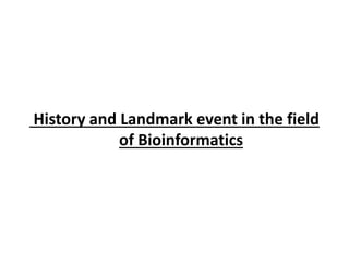 Basic of bioinformatics | PDF