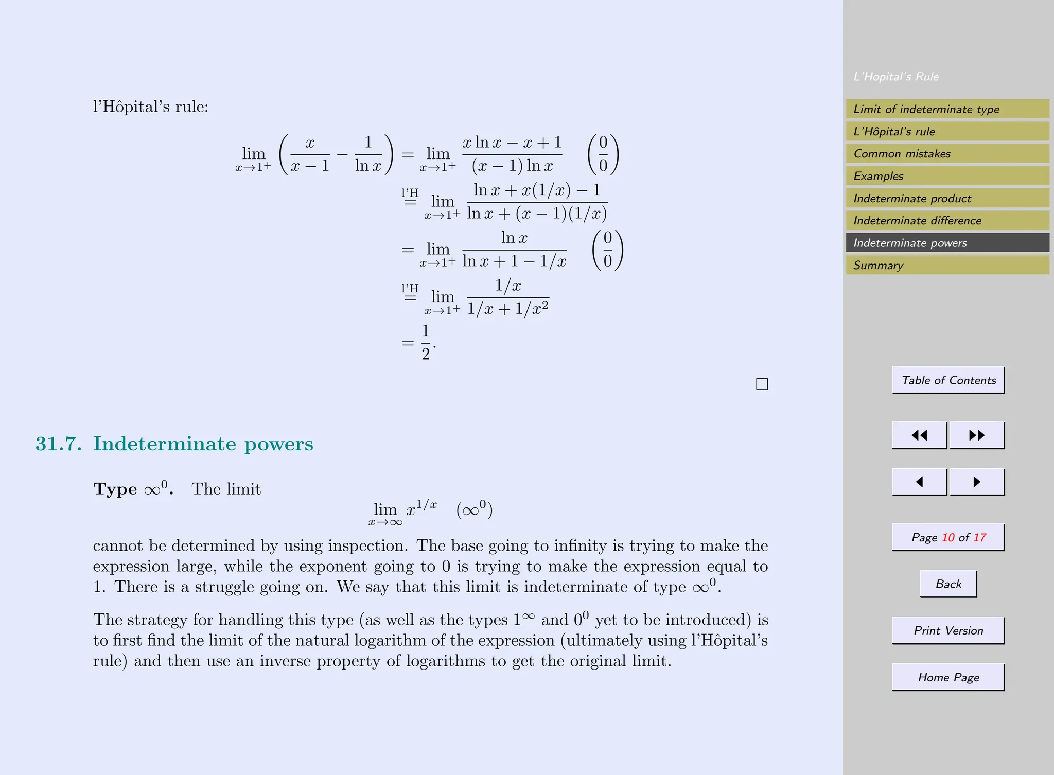 L hopitsls rule | PDF