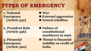 National Emergency PPT | PPTX