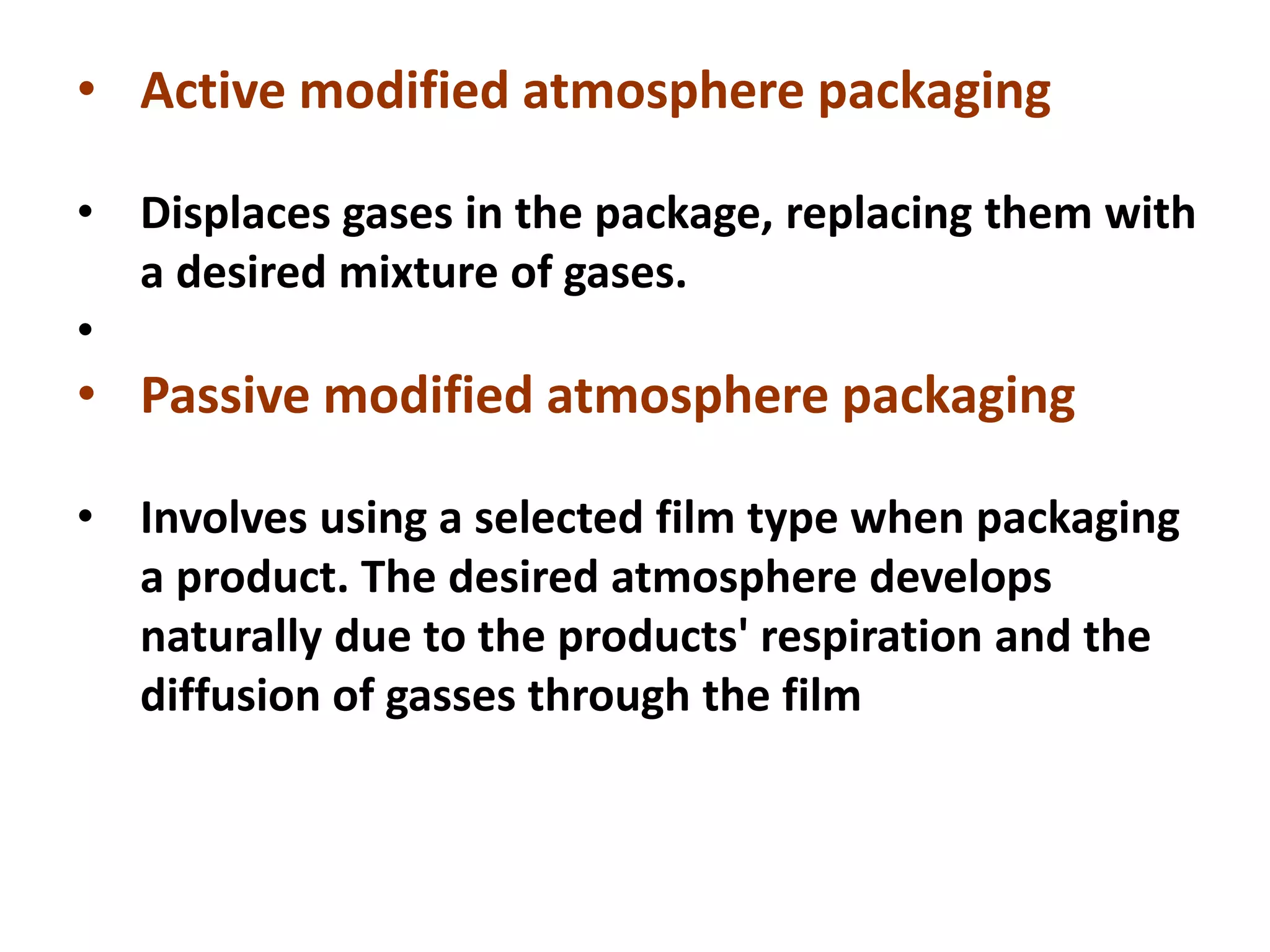 Controle atmosphere and modified atmosphere store and packaging | PPTX