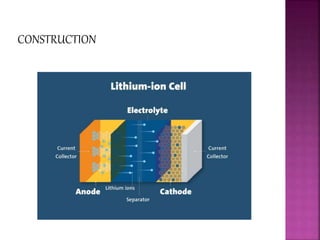 CONSTRUCTION AND WORKING OF BATTERIES | PPTX