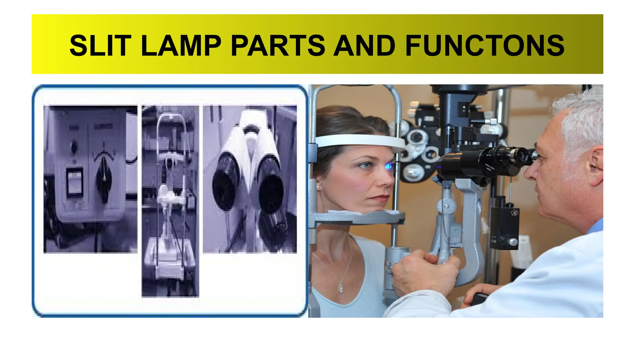 Examinations of Anterior Segment , Protocols of Using instruments | PPT