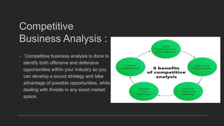 Business analytics and it's tools and competitive advantage | PPTX