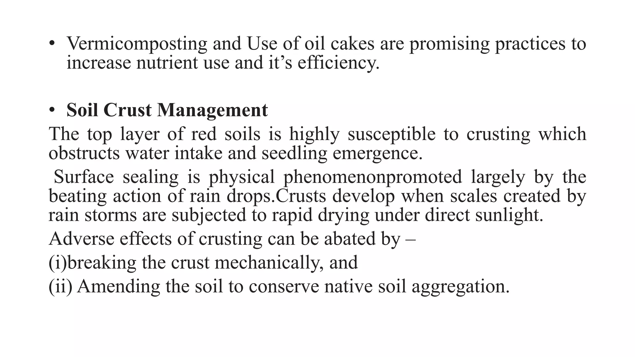 Management of Red lateritic soil and Dry land soil...pptx