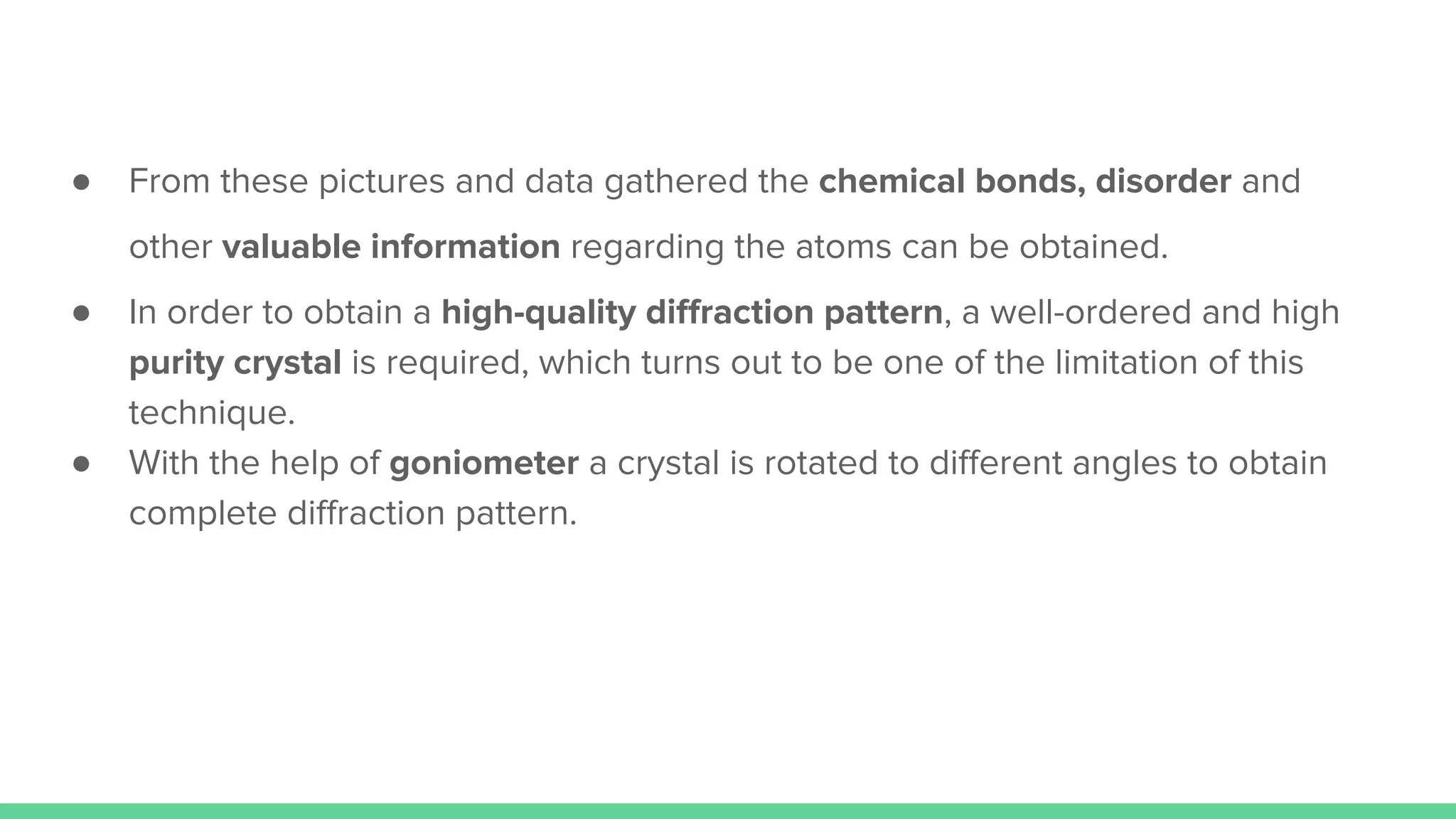 X ray crystallography to visualize protein structure. | PDF