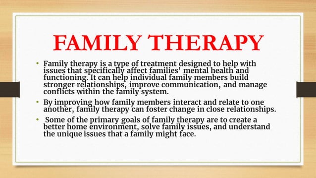 Family Therapy.pdf | Mental Health | Diseases and Conditions