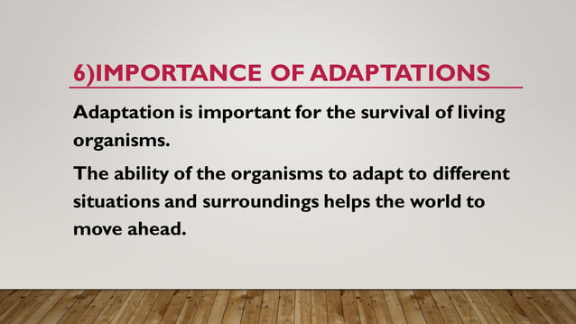 Adaptations (Levels, Types, Significance) | PDF