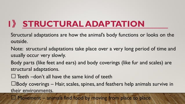Adaptations (Levels, Types, Significance) | PDF