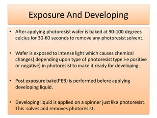 Photolithography | PDF