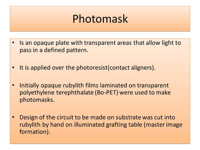 Photolithography | PDF | Photography | Arts and Crafts