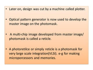 Photolithography | PDF