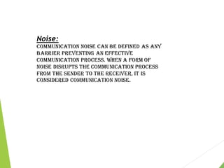 My presentation in communication | PPT