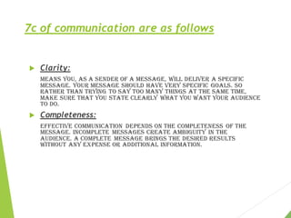 My presentation in communication | PPT