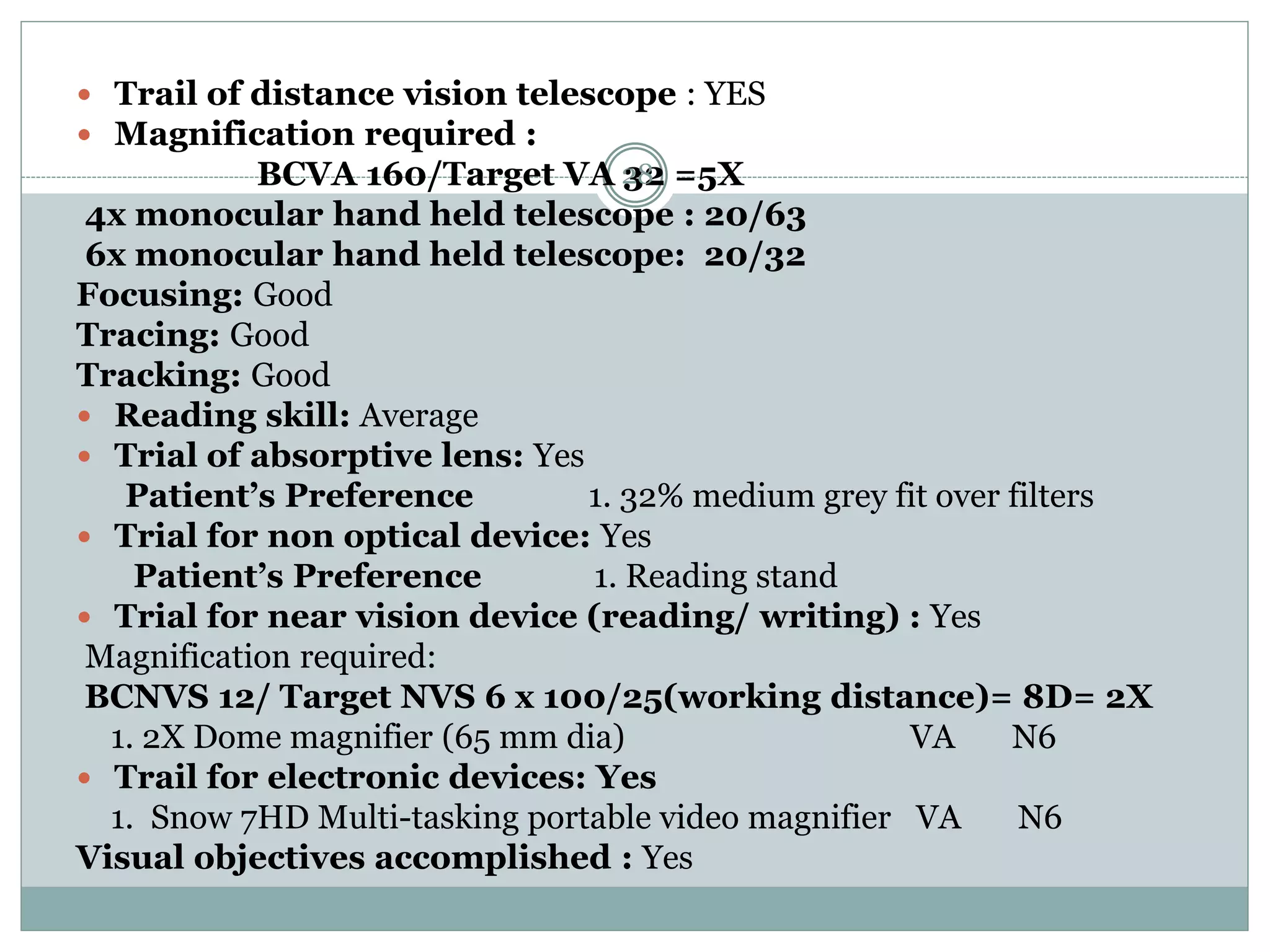 Stargardt disease and low vision management. | PPTX