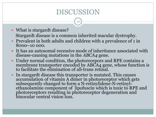 Stargardt disease and low vision management. | PPTX