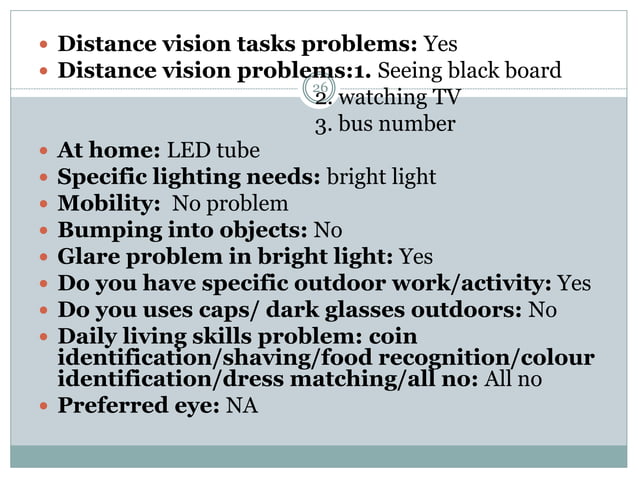 Stargardt disease and low vision management. | PPTX | Eye and Vision ...