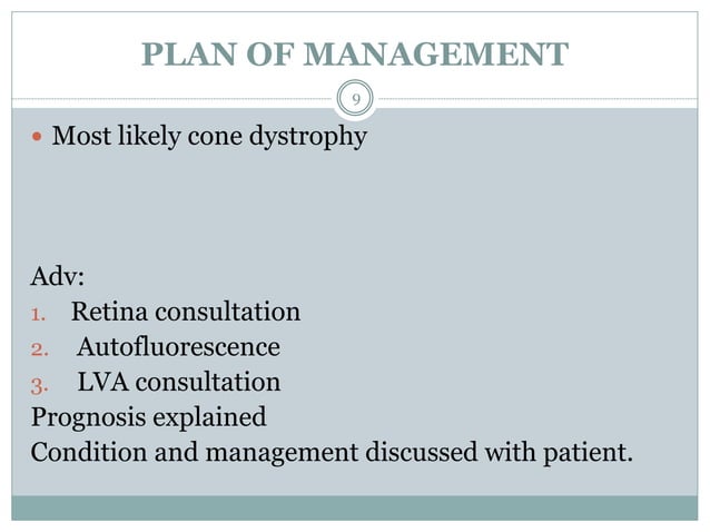 Stargardt disease and low vision management. | PPTX | Eye and Vision ...