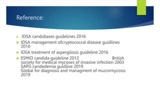 Guidelines of antifungals therapy | PPTX | Skin and Dermatology ...