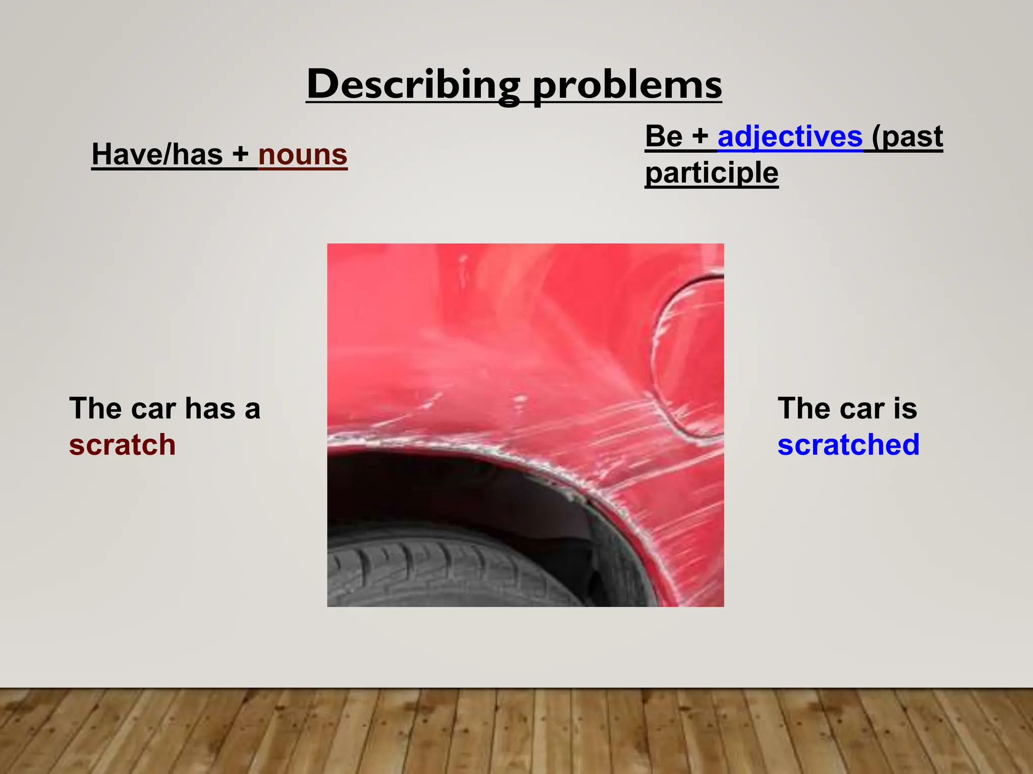 Describing problems by using nouns and past participle.pptx