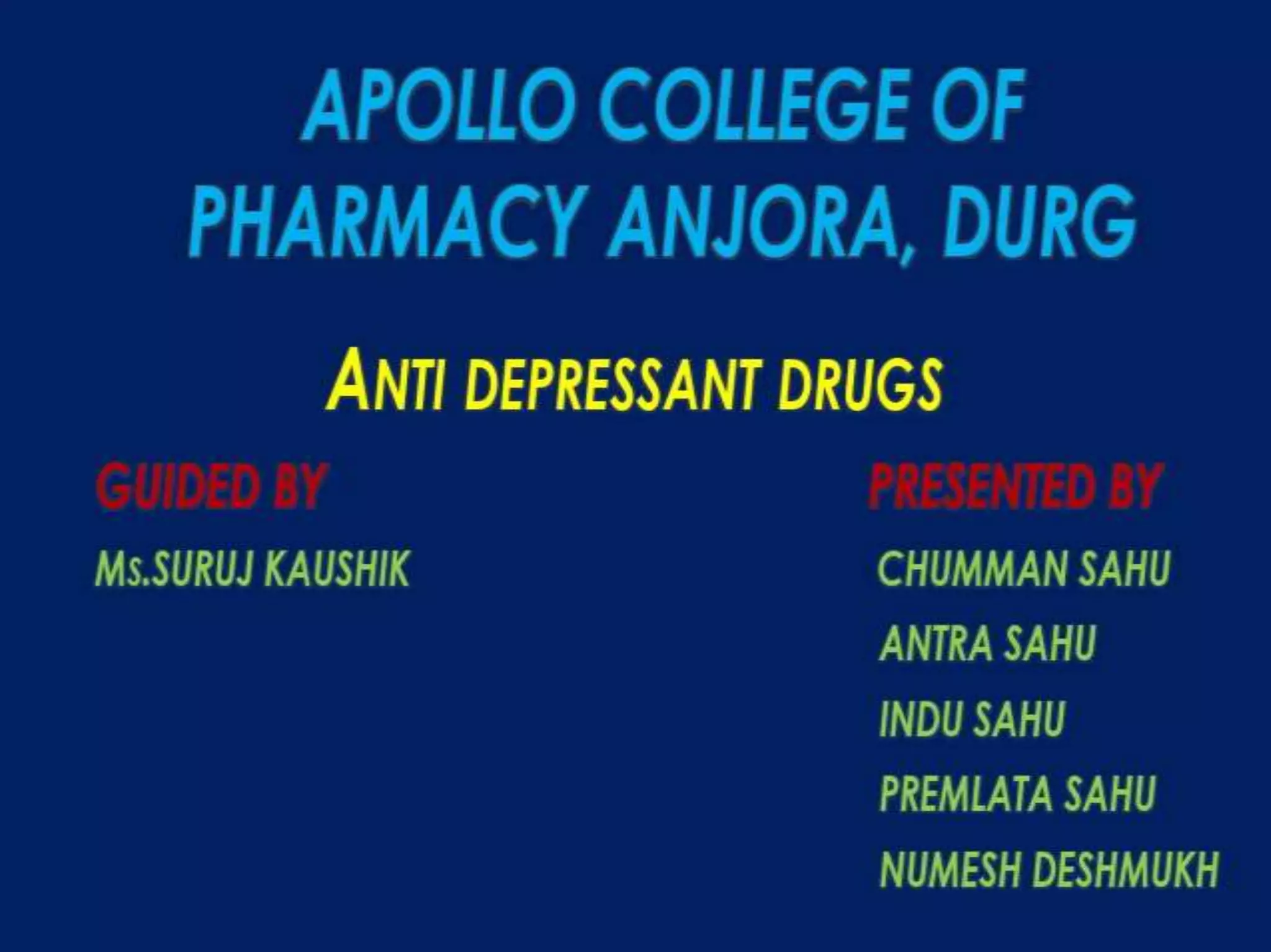 antidepressants | PPT