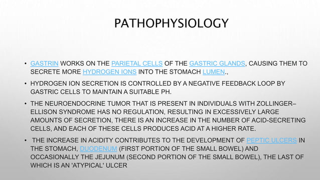 Zollinger Ellison Syndrome | PPTX