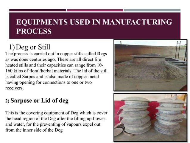 Attar manufacturing process ppt | PPTX | Perfume and Fragrance | Beauty