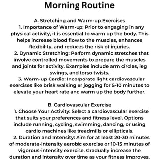 Daily fitness plans | PDF