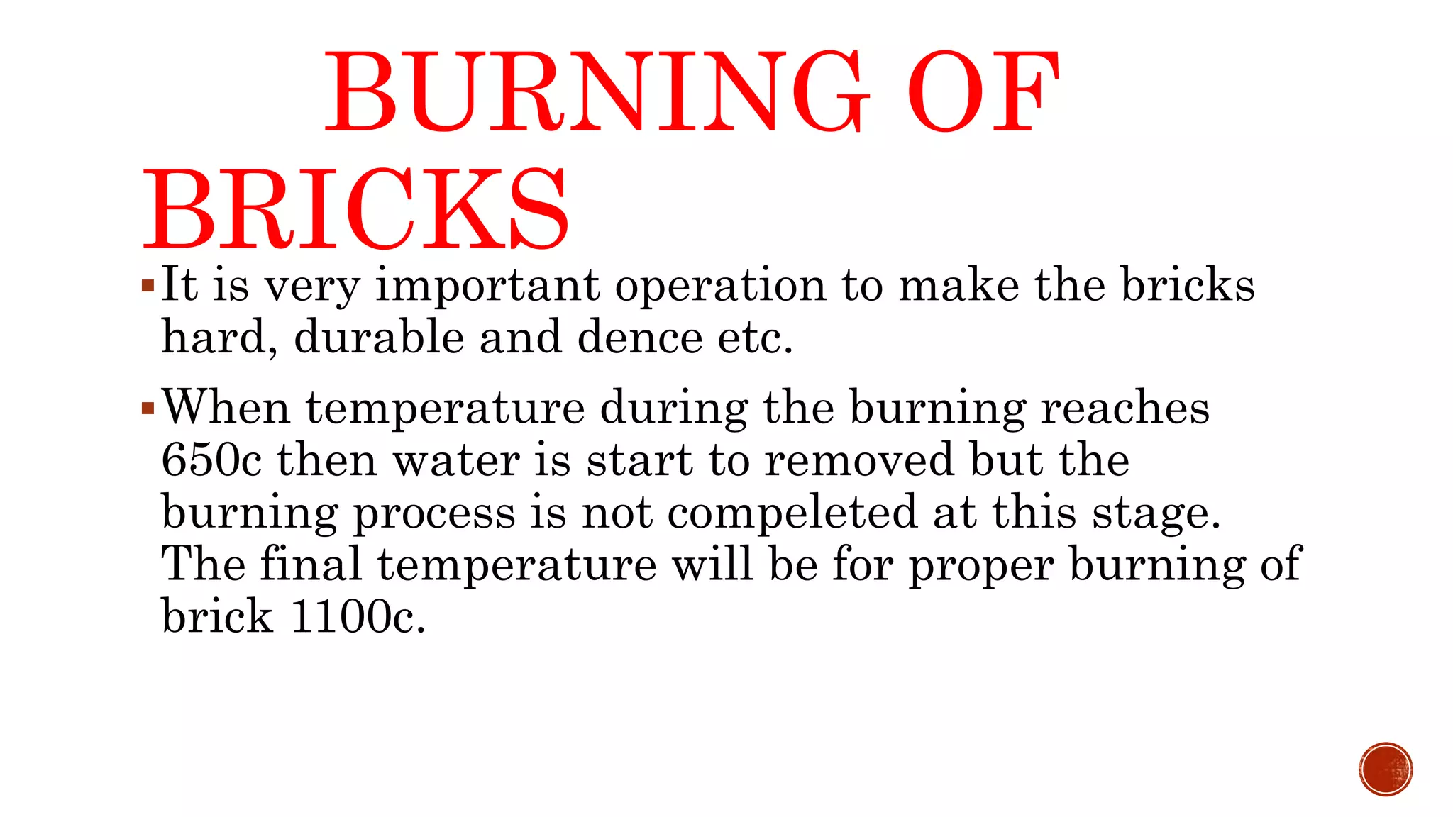 Brick Industry project report | PPTX