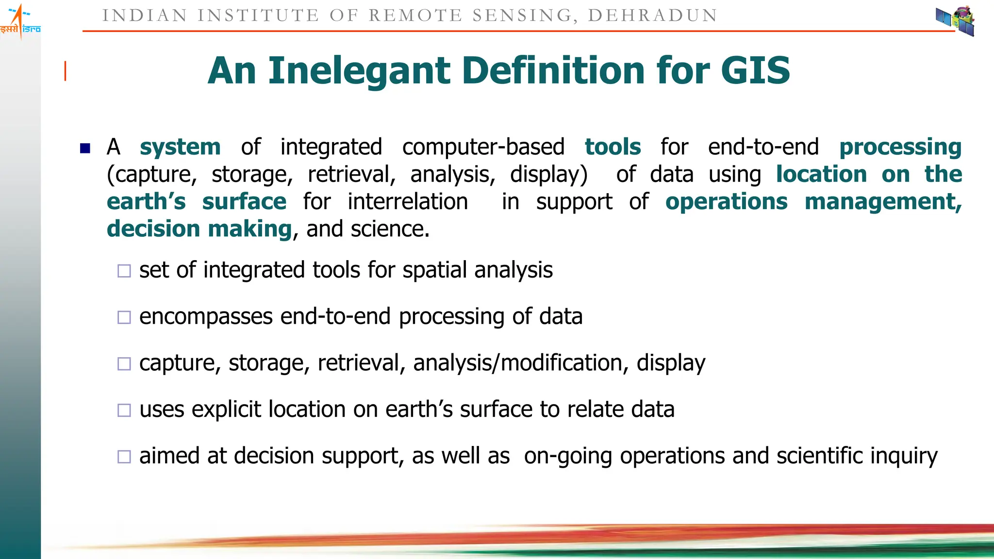 Fundamentals of geo processing techniques | PPT