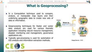 Fundamentals of geo processing techniques | PPT