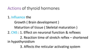 THYROID ANATOMY AND PHYSIOLOGY by Dr M.Karthik Emmanuel | PDF