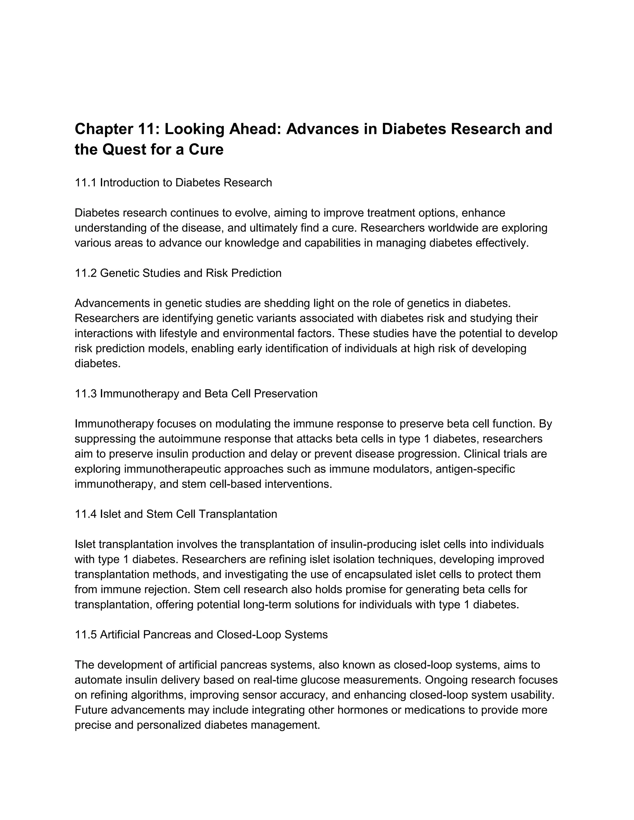 Diabetes Comprehensive Guide | DOCX