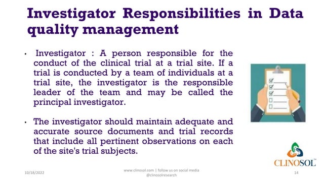 Data Quality Management in Clinical Trials | PPTX | Pharmaceutical ...