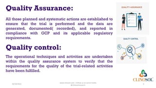 Data Quality Management in Clinical Trials | PPTX