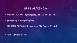 NEONATAL TOTAL PARENTERAL NUTRITION MADE SIMPLE & PRACTICAL | PDF