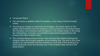 Different types of marks produce during firing process | PPTX