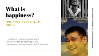 Understanding happiness | PPT